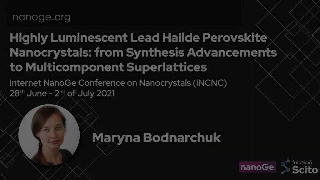 Highly Luminescent Lead Halide Perovskite Nanocrystals From Synthesis