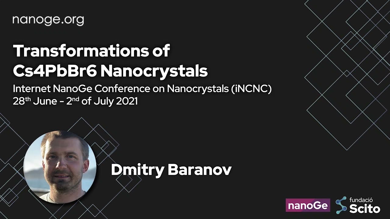 Transformations of Cs4PbBr6 Nanocrystals - nanoge educational resources
